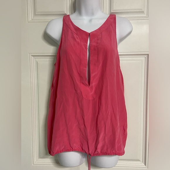 Rory Beca | Tops | Rory Beca Barbie Pink Silk Blouse | Poshmark